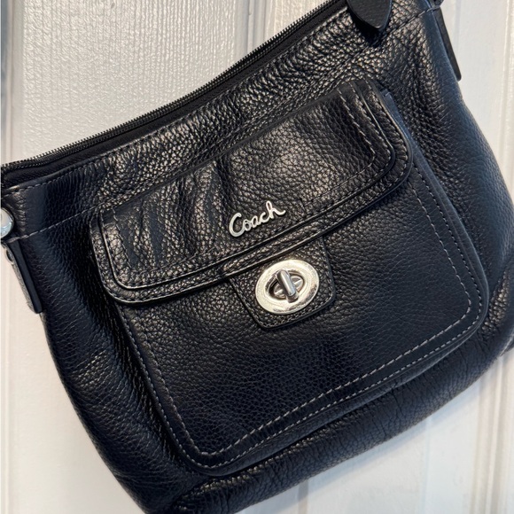 Coach | Bags | Coach Black Crossbody Bag With Silver Hardware | Poshmark